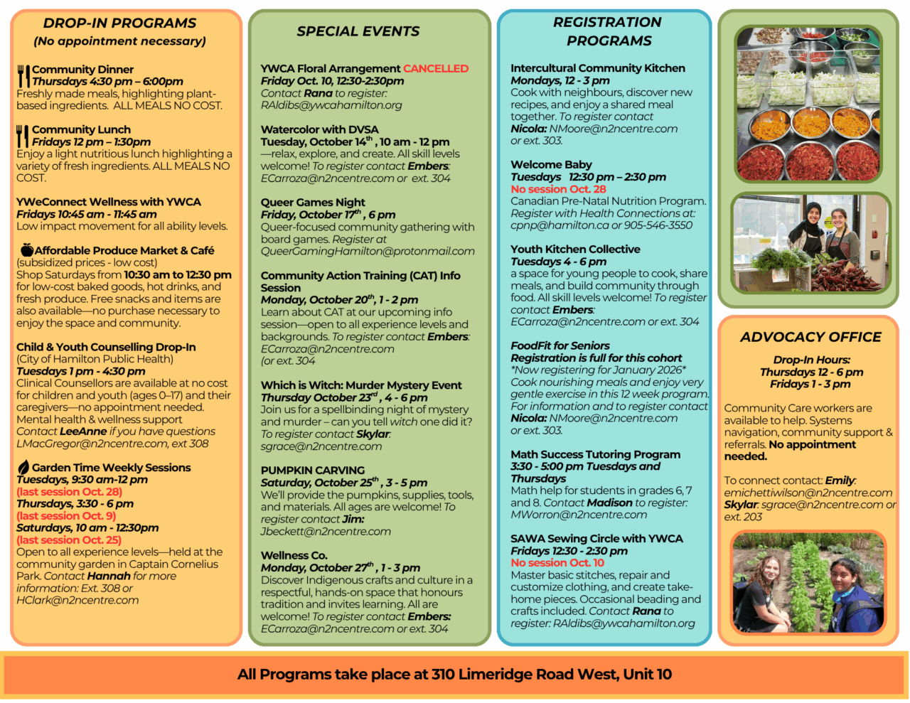 Hamilton Community Food Centre | Neighbour to Neighbour Centre